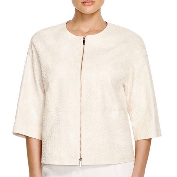 Lafayette 148 New York | Jackets & Coats | Lafayette 48 Sabina Croc ...